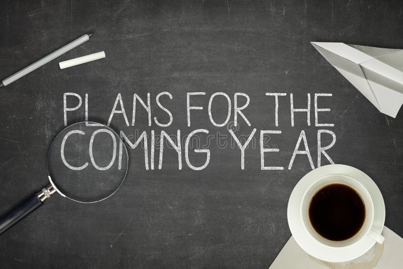 Plans for the Coming Year Concept Stock Image - Image of approaching ...
