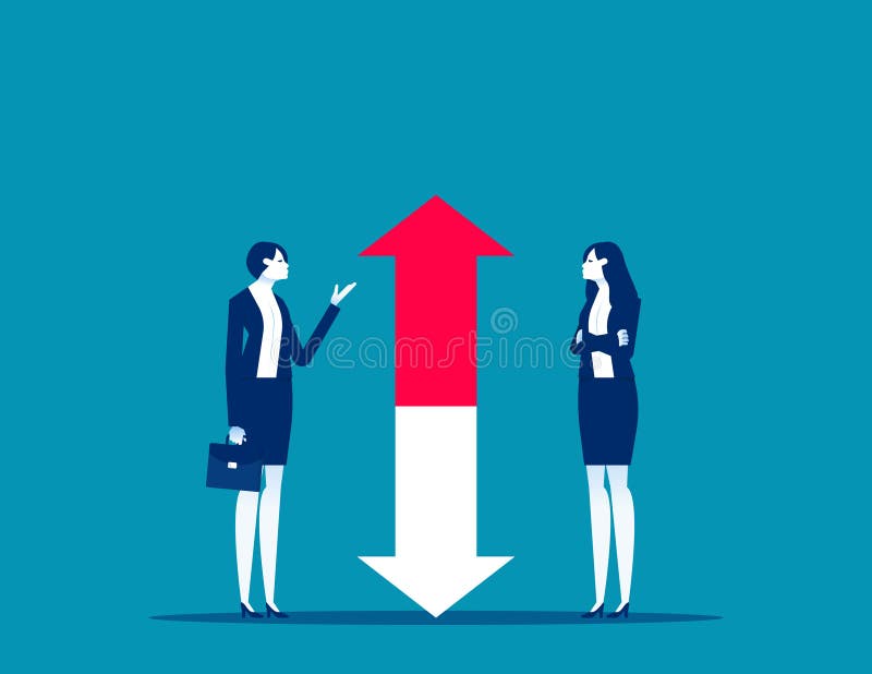 Plans To Change Business Situation and Direction. Business Vector ...