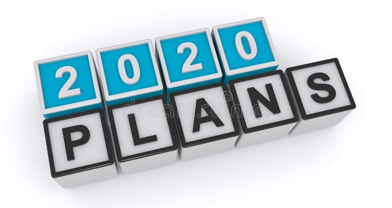 Plan 2020 on post-it stock photo. Image of sign, argentina - 148844780