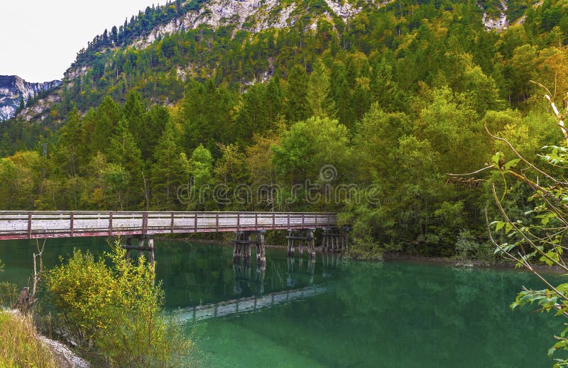 Alpine Bridge stock photo. Image of rock, alpine, alps - 44809546