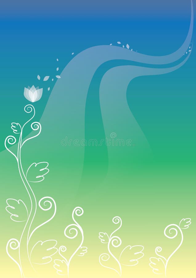 Plant Background, Illustration Stock Vector - Illustration of ...