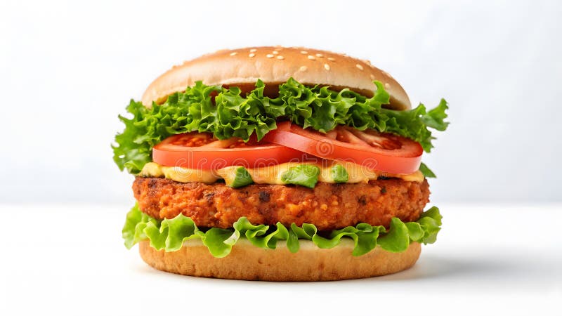 Plant Based Whopperdelicious Plant Based Whopper with Fresh Lettuce and ...