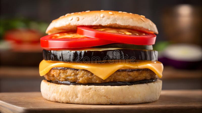 Plant Based Whopperdelicious Plant Based Whopper with Layers of Fresh ...