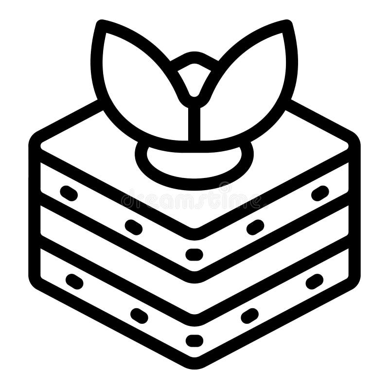 Plant Box Icon Outline Vector. Sensor App Stock Vector - Illustration ...