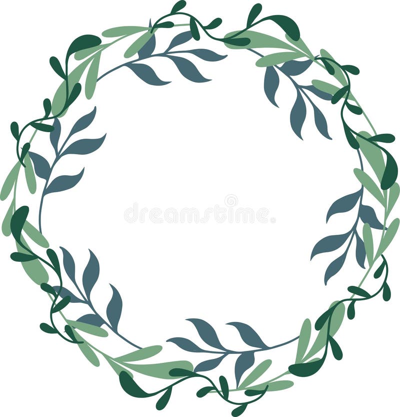 Plant circle frame stock vector. Illustration of graphic - 262305633
