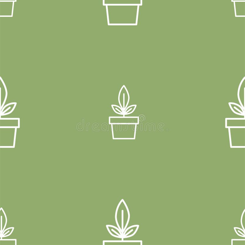 Plant.Colored Vector Patterns in a Linear Style Stock Vector ...