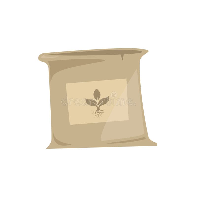 Plant Fertilizer Sack Vector Element Design Stock Vector - Illustration ...