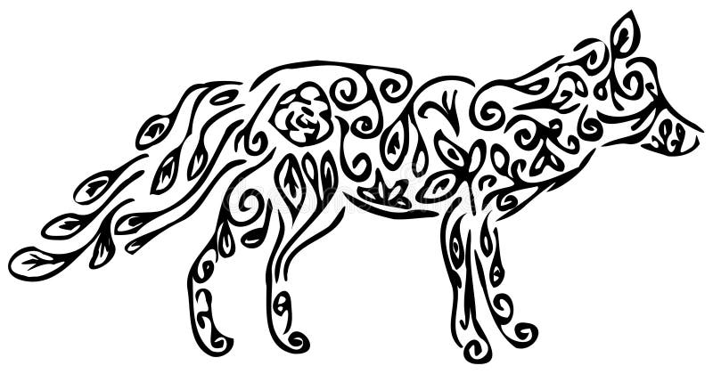 Plant fox stock illustration. Illustration of leaf, nature - 118776545