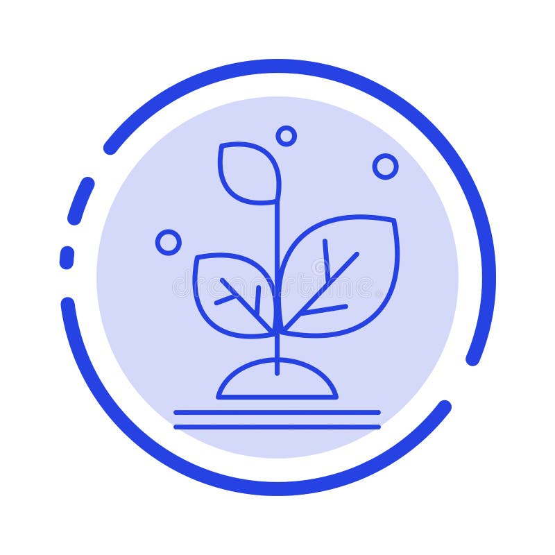 Plant, Grow, Grown, Success Business Flat Line Filled Icon Vector ...