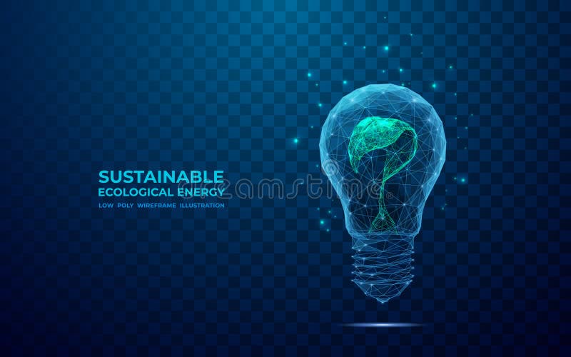 Plant Growing Inside Light Bulb. Sustainable Ecological Energy Concept ...