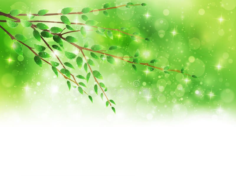 Plant leaf background stock vector. Illustration of branches - 37440364