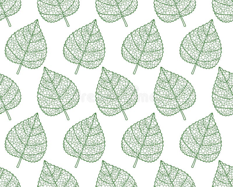 Plant leaf contour pattern stock vector. Illustration of vein - 78416664