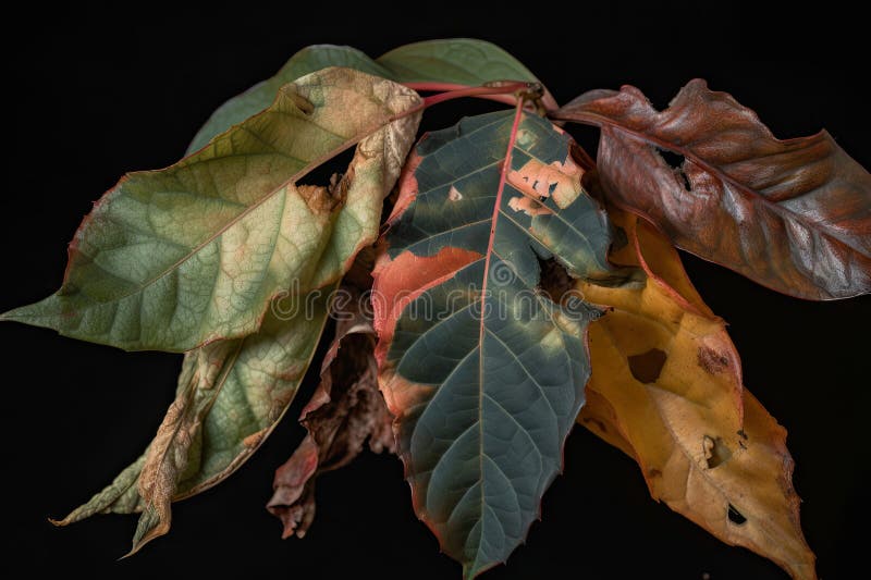 Plant Leaf Explosion in Reverse, with Decomposition and Decay of Leaves ...