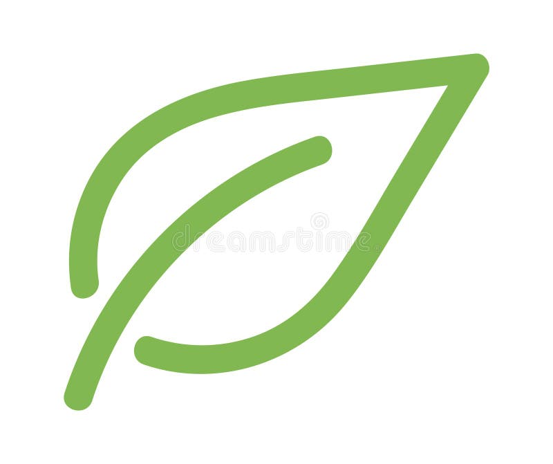 Plant Leaf Green Color Doodle Stock Vector - Illustration of doodle ...