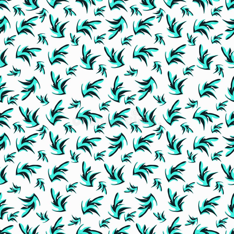 Plant pattern stock vector. Illustration of floral, jungle - 55851665