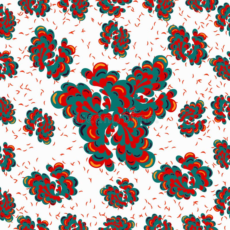 Plant pattern stock vector. Illustration of exotic, leaf - 55851703