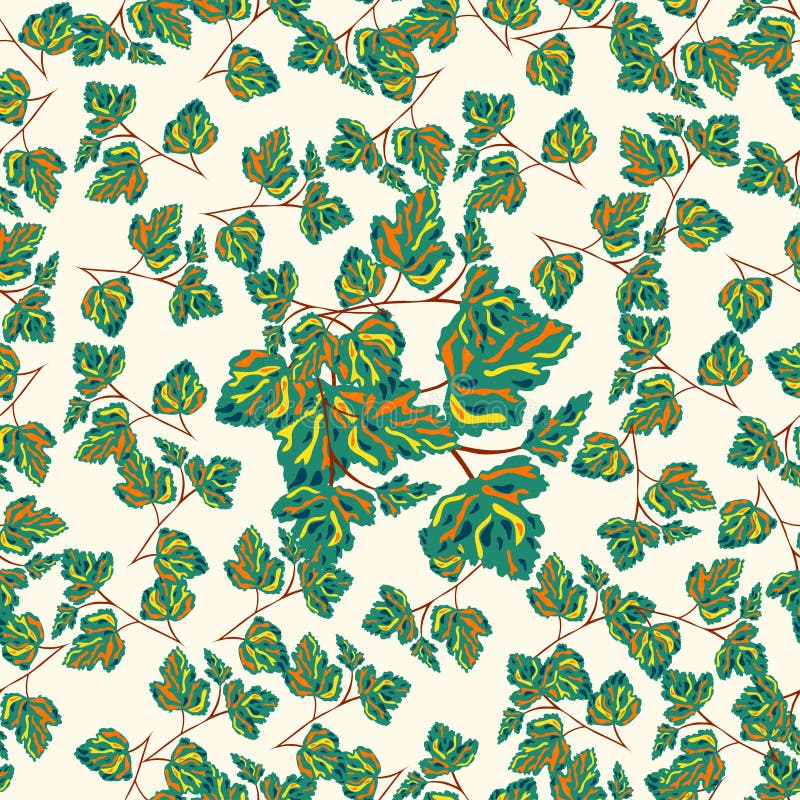 Plant pattern stock vector. Illustration of blossom, exotic - 55852060