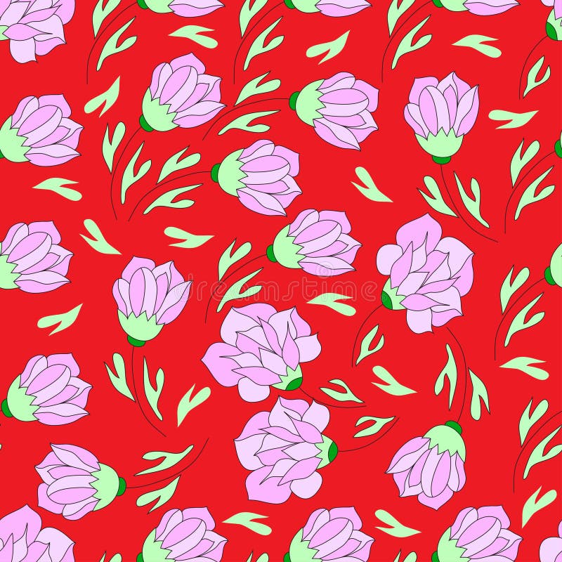 Plant pattern stock vector. Illustration of green, exotic - 55852161