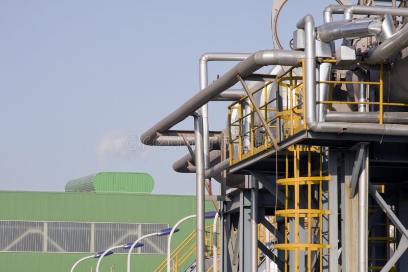 Plant piping stock photo. Image of engineering, worker - 13817378