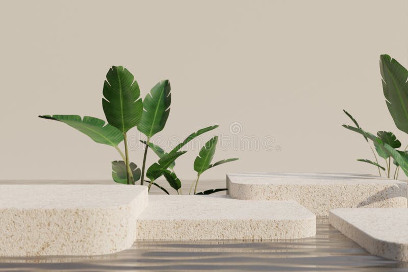 Plant podium set 14 stock illustration. Illustration of podium - 261824589