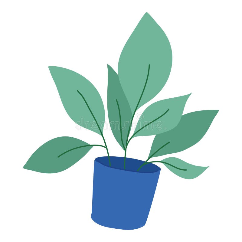 Plant Pot Falling Down with Different Things. Plant Pot Fly, Isolated ...