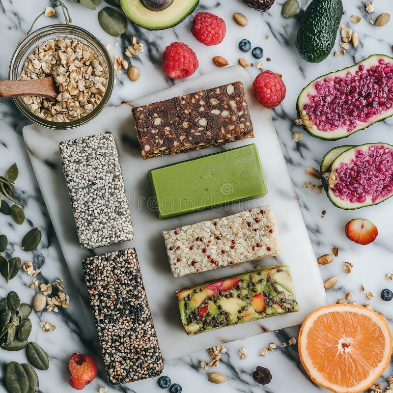 Plant-Powered Protein Plate Stock Illustration - Illustration of ...