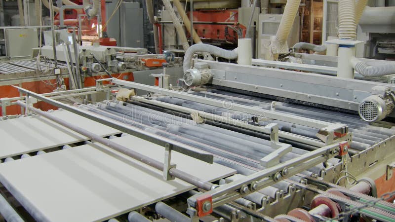 Moving Rolls of Transporting Conveyor Machine and Blank of Ceramic Tile ...