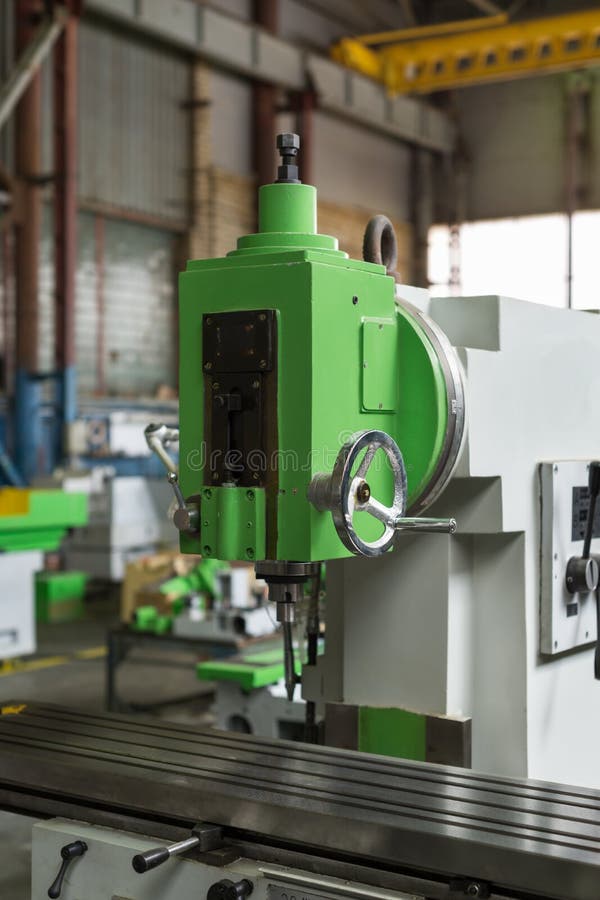 Mechanical Vertical Milling Machine. Stock Image - Image of industry ...