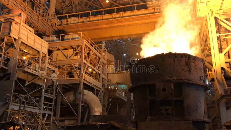 Plant for the Production of Metal. Stock Photo - Image of cast, heavy ...
