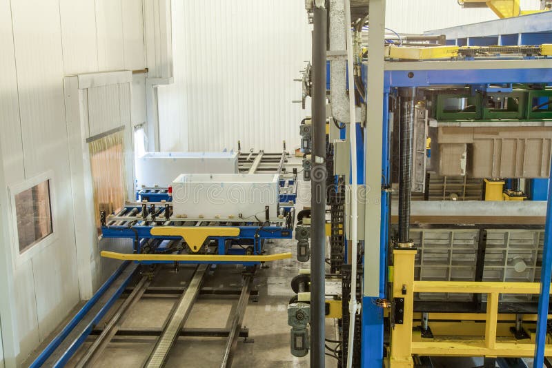 Plant for the Production of Refrigerators Stock Image - Image of ...