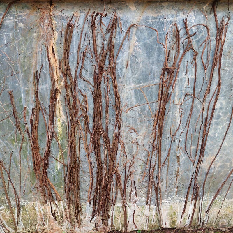 Plant Roots Creeping on the Wall Stock Image - Image of creeping, tree ...