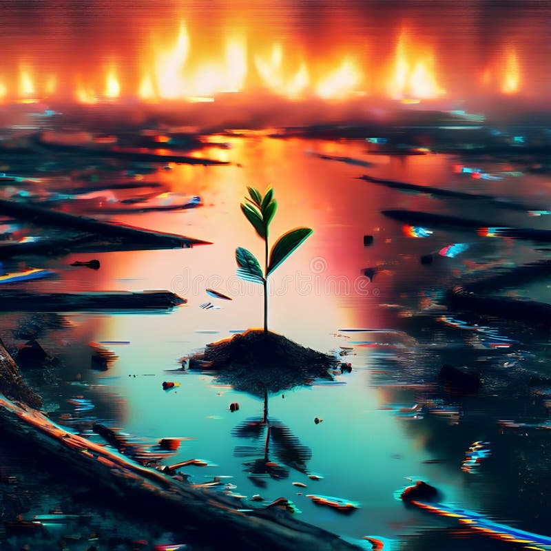 Plant that Symbolizes Hope and Rebirth Stock Photo - Image of fertile ...