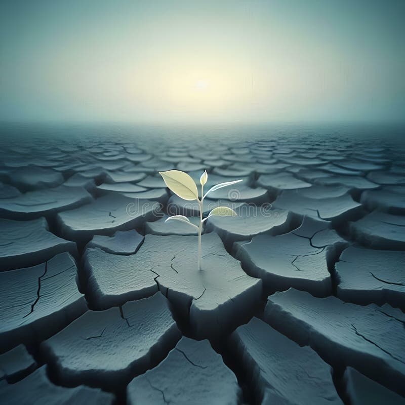 Plant that Symbolizes Hope and Rebirth Stock Illustration ...