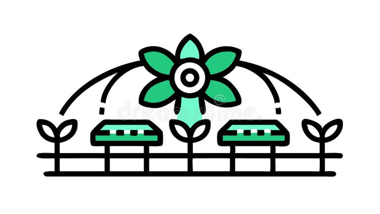 Plant in Tech Farm, Vertical Farming Icon, Vector Design Generative AI ...