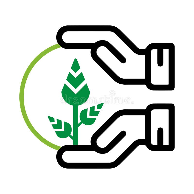Plant, Tree, Hand, Care, Plant on Hand, Plant Care Icon Stock Vector ...