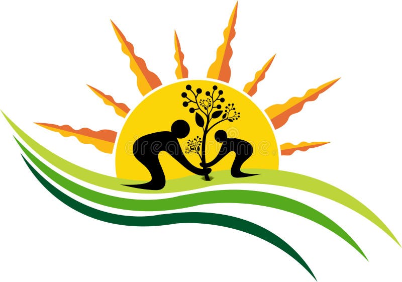 Plant a tree plant a hope stock vector. Illustration of investment ...