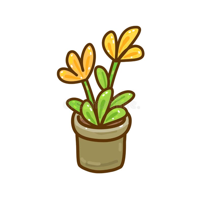 Plant Vector on White Background. Stock Vector - Illustration of flower ...