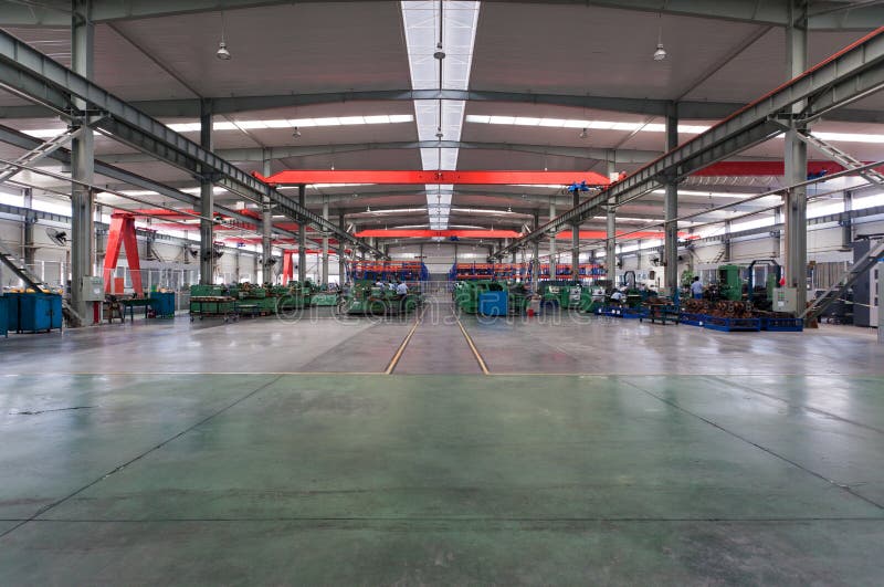 Plant workshop factory stock photo. Image of clean, crane - 17053856