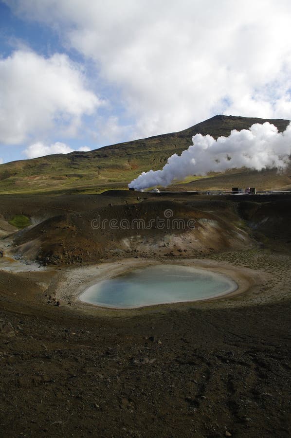Planta de Geotermal foto de archivo. Imagen de geotérmico - 28306348