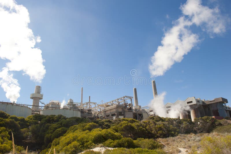 Planta De Refinaria De Alumínio Imagem de Stock - Imagem de ...