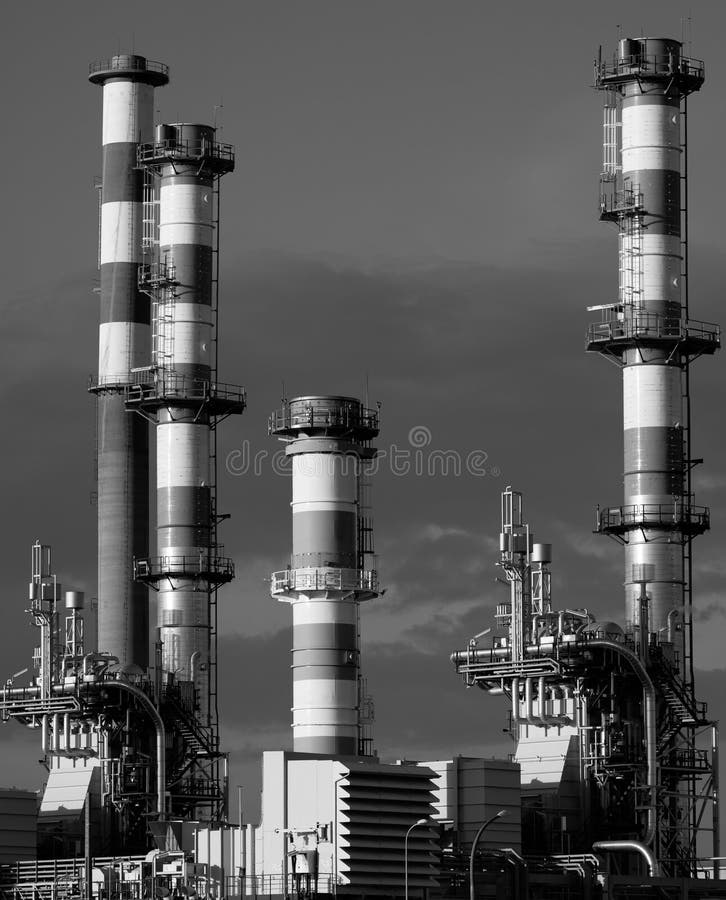 Planta del refinamiento imagen de archivo. Imagen de industria - 56408665