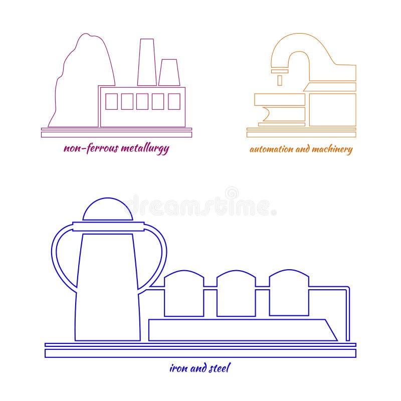Planta Industrial Vectorial Ilustración del Vector - Ilustración de ...