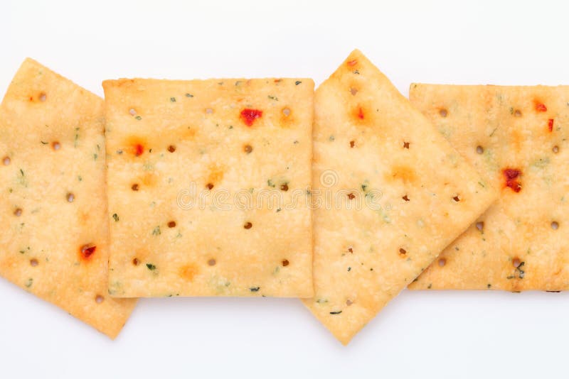 Plantaardige Zoute Crackers Stock Foto - Image of maaltijd, gezouten ...