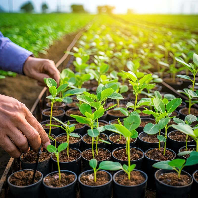 Plantation of New Varieties: Scientists are Engaged in Planting and ...