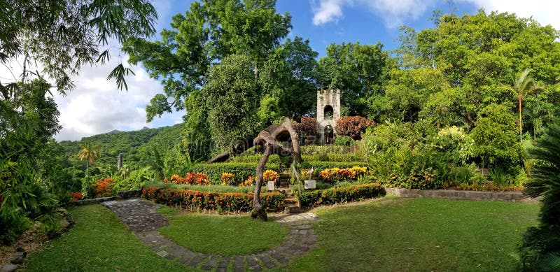 Plantation Tower St. Kitts editorial photography. Image of woodland ...