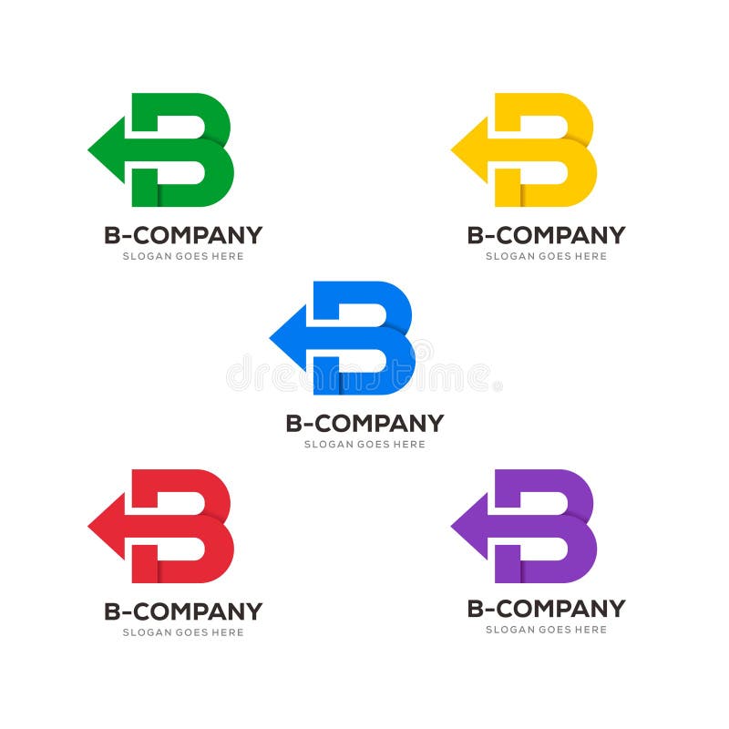 Plantilla De Icono De Marca De Letra B Ilustración del Vector ...