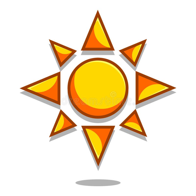 Plantilla De Logotipo De Sol Ilustración del Vector - Ilustración de ...