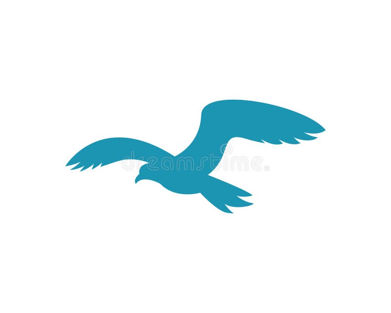 Plantilla Del Logotipo De La Gaviota Ilustración del Vector ...
