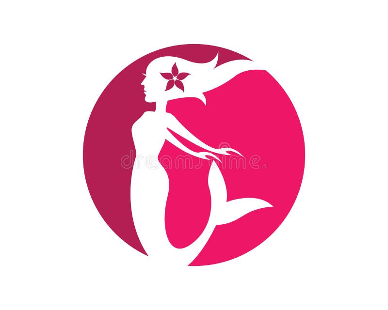 Plantilla Del Logotipo De La Sirena Ilustración del Vector ...