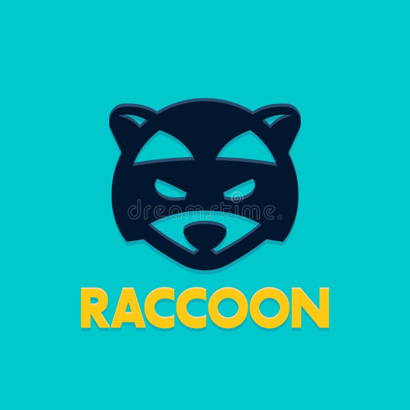 Vector Del Gráfico De La Cara Del Mapache Ilustración del Vector ...